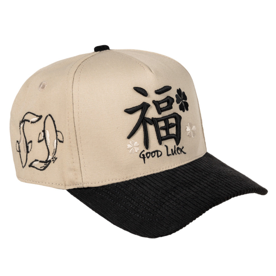 GOOD LUCK BEIGE CURVED – JCHATSBRAND